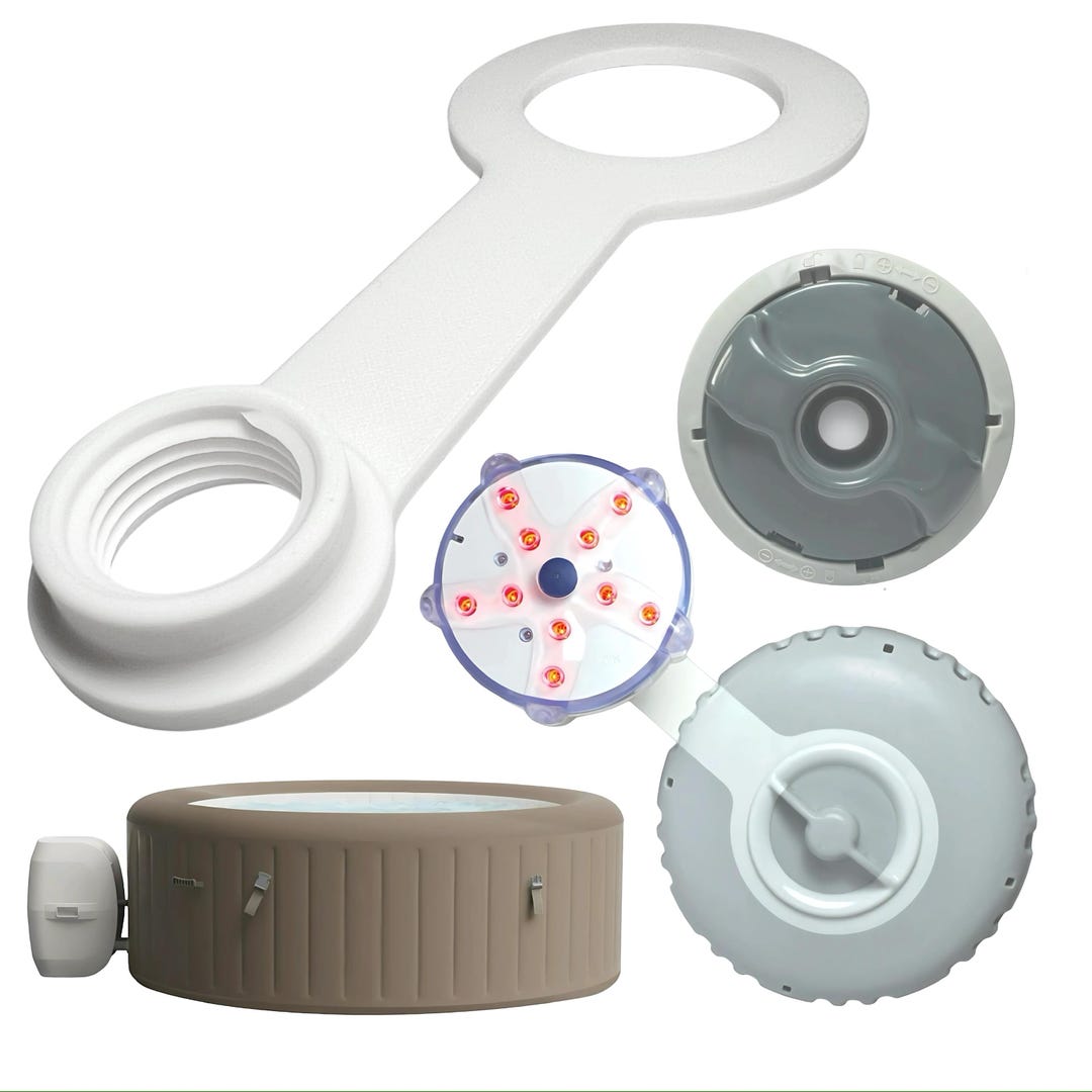 Wisewave for Lay Z Spa Lazy 7 Color LED Light (no Lighting) White ...