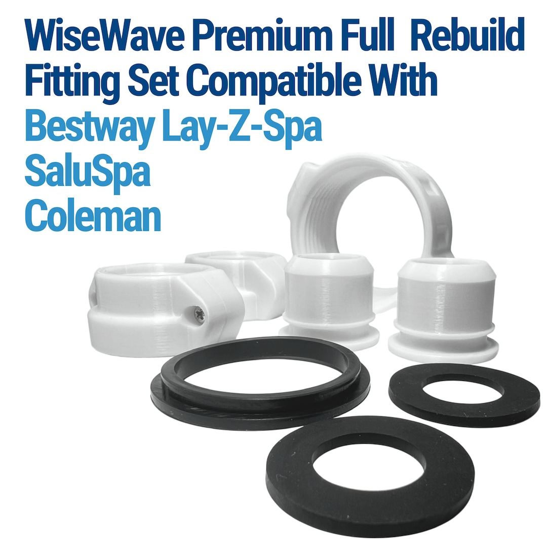 Hot Tub Rebuild Fitting Set: Compatible With Bestway, Lay-z-spa ...