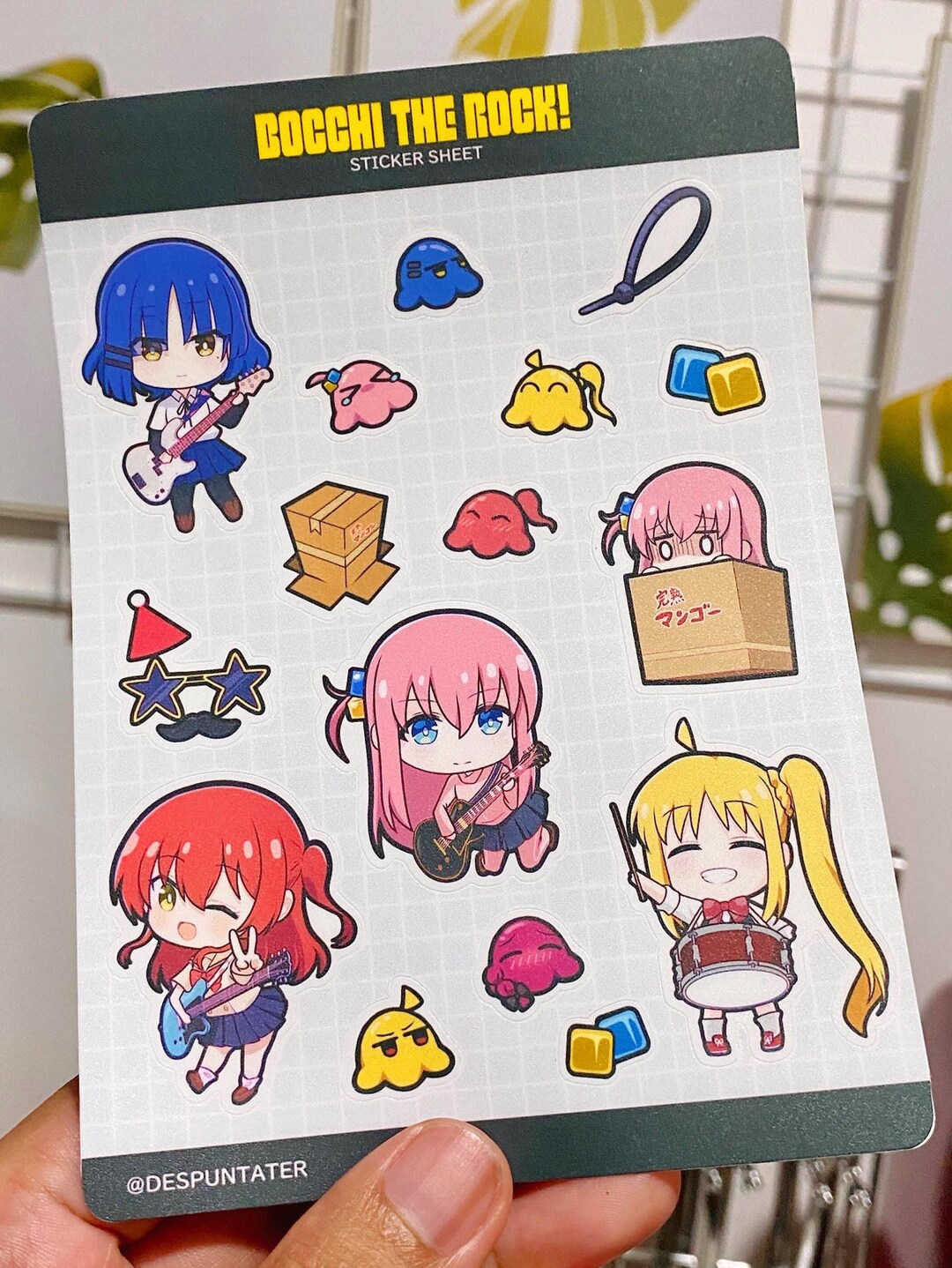Bocchi the Rock Stickers Sheets - Etsy