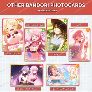 Bandori X Genshin Impact - Photocard - Etsy