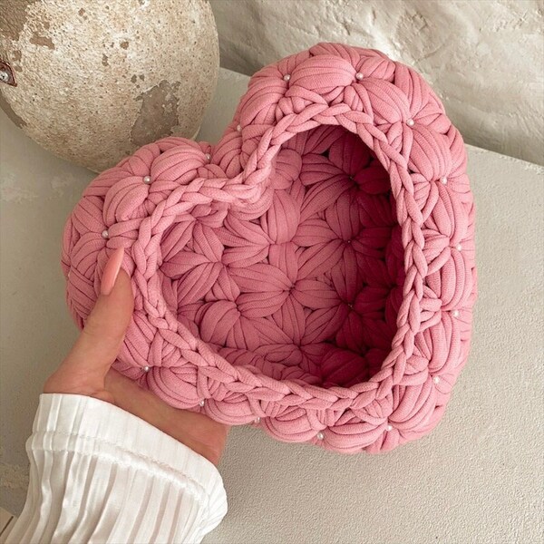 Heart Basket - Etsy