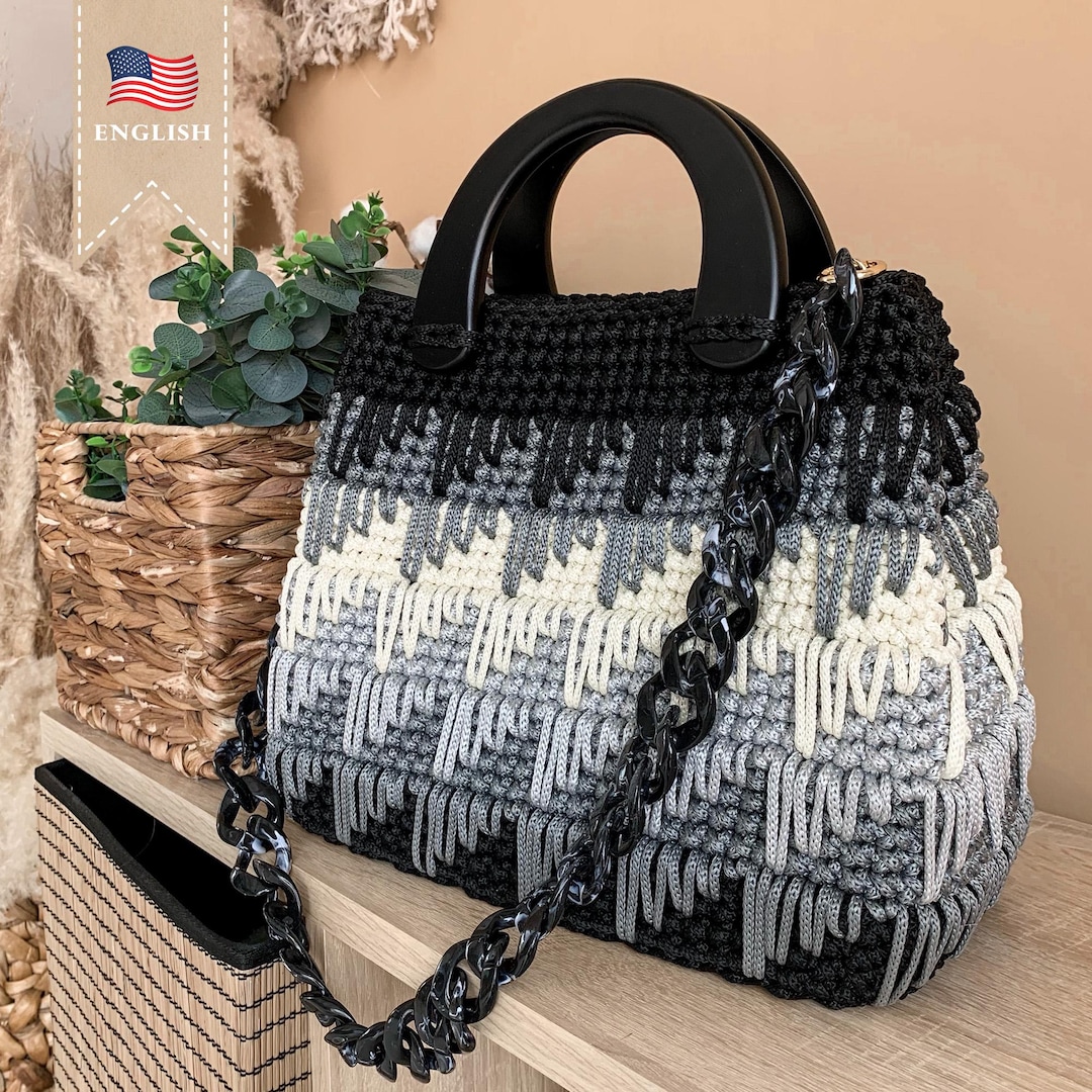 Crochet Handbag Pattern Luxury Bag With Video Tutorial Pattern ...