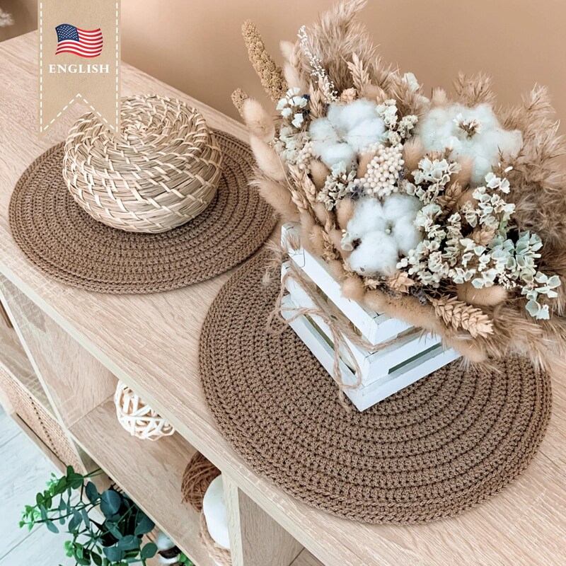 Crochet Table Mat - Etsy