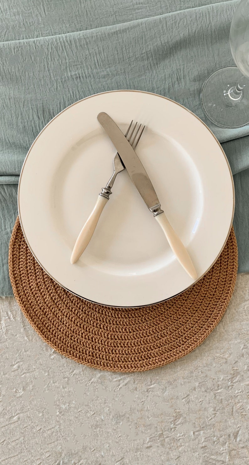 PDF Crochet Placemat Pattern Crochet Table Runner Pattern Placemat ...