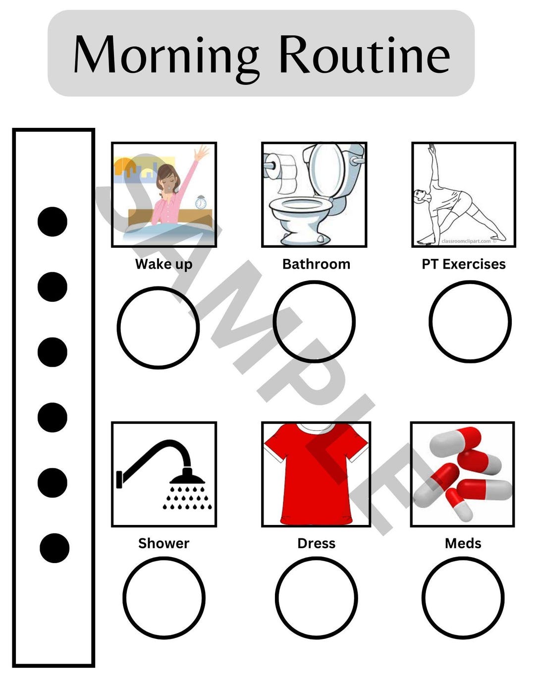 Morning Routine Checklist | Make Daily Routines Easier With This Gentle ...