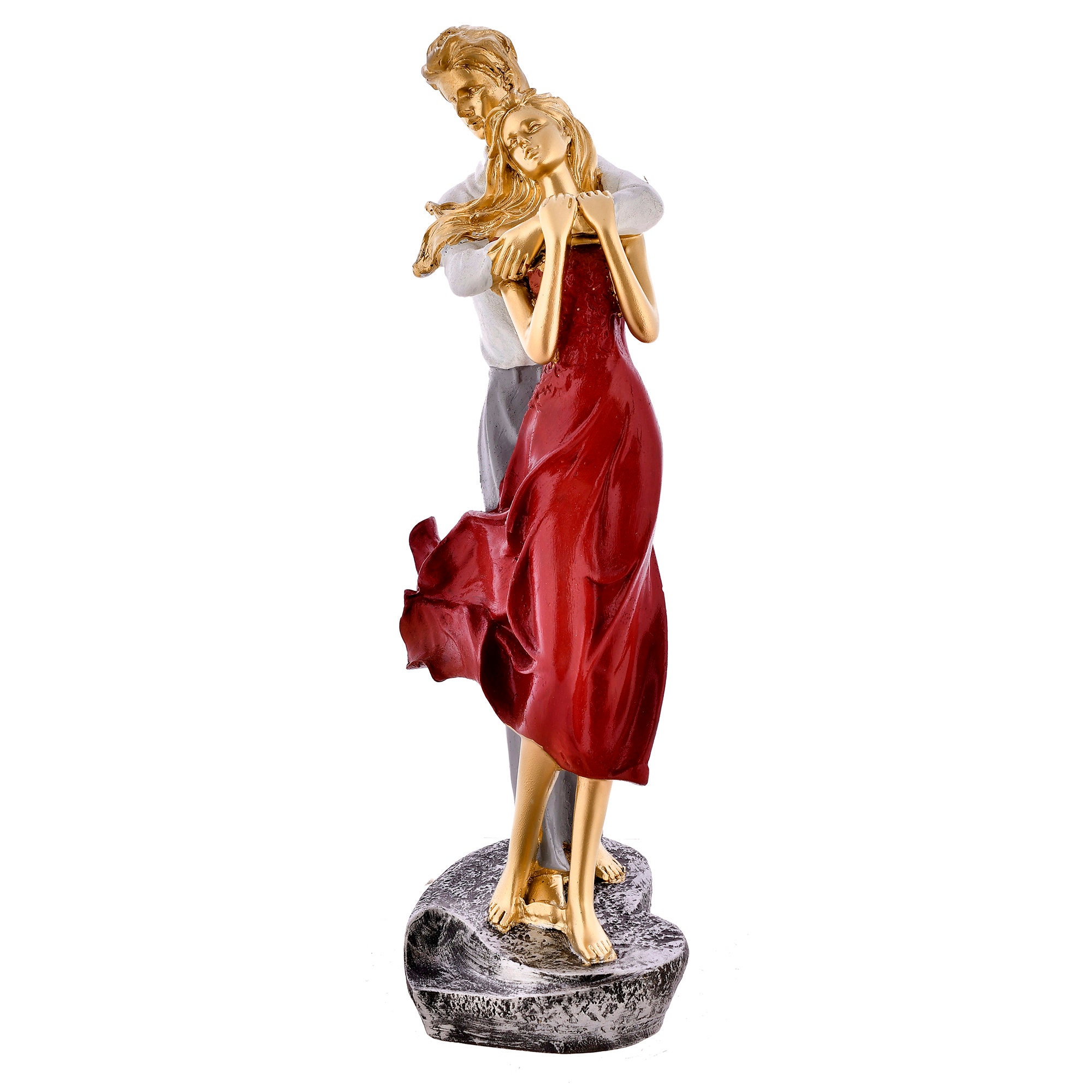 Romantic Couple Hugging Statue Handcrafted Resin Statue of a - Etsy
