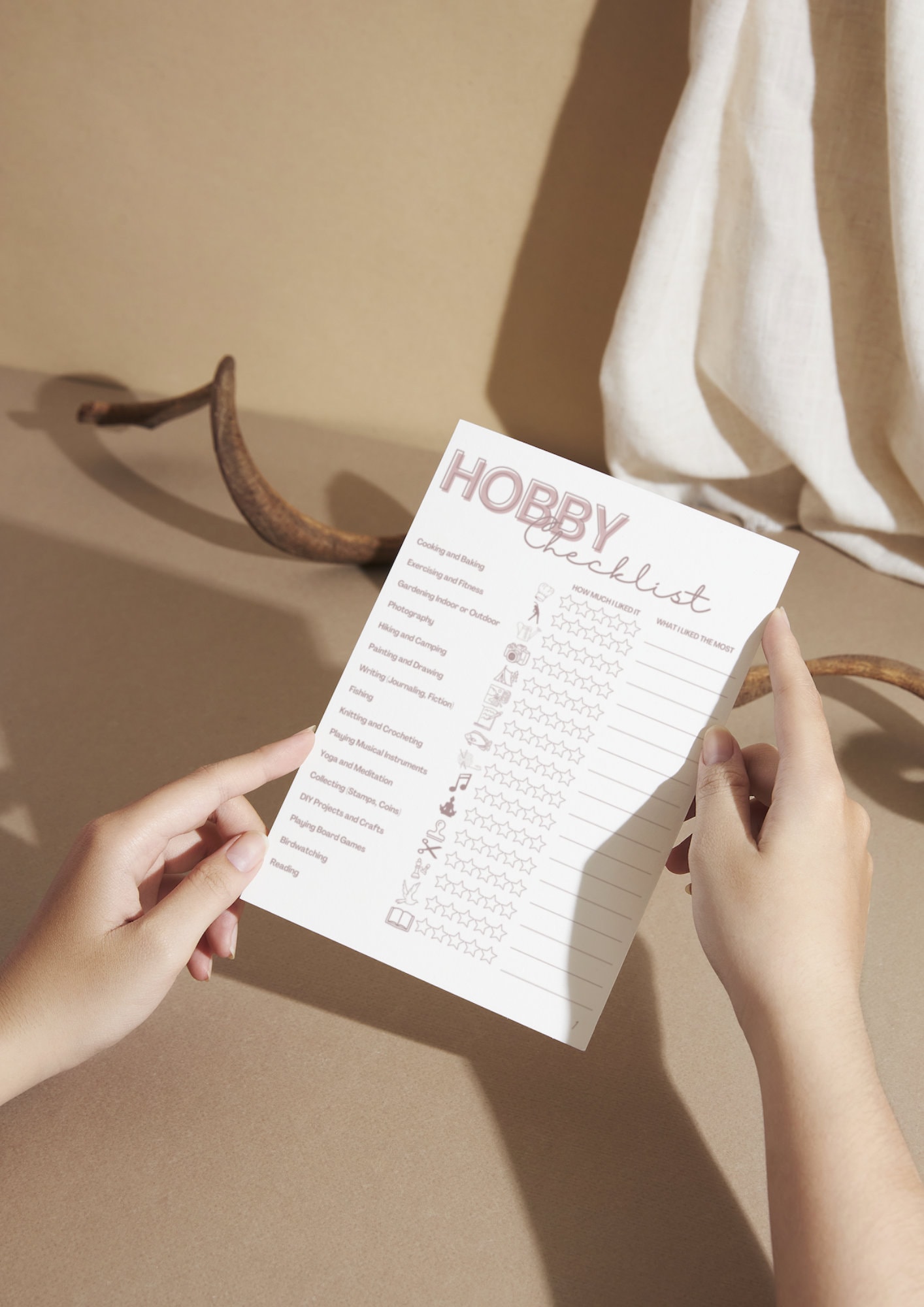 Discover New Hobbies Checklist - Printable Digital Download - Etsy