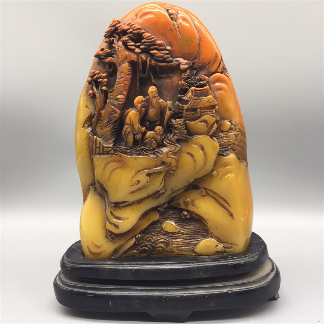 Shoushan Stone Immortal Guide Shanzi Decoration - Etsy