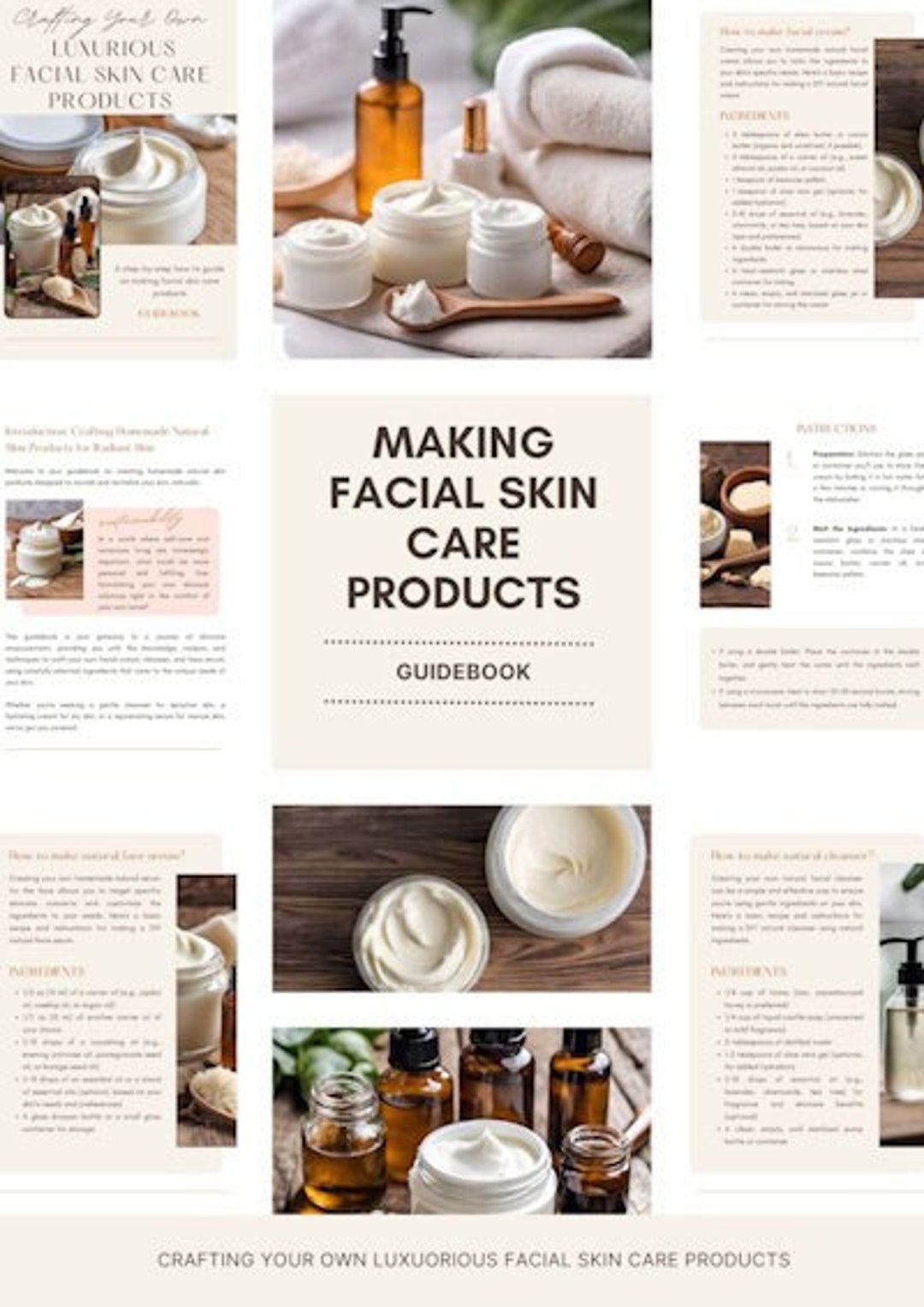 Personalized Skincare Guidebook: DIY Creams, Serums, Cleansers, & More ...
