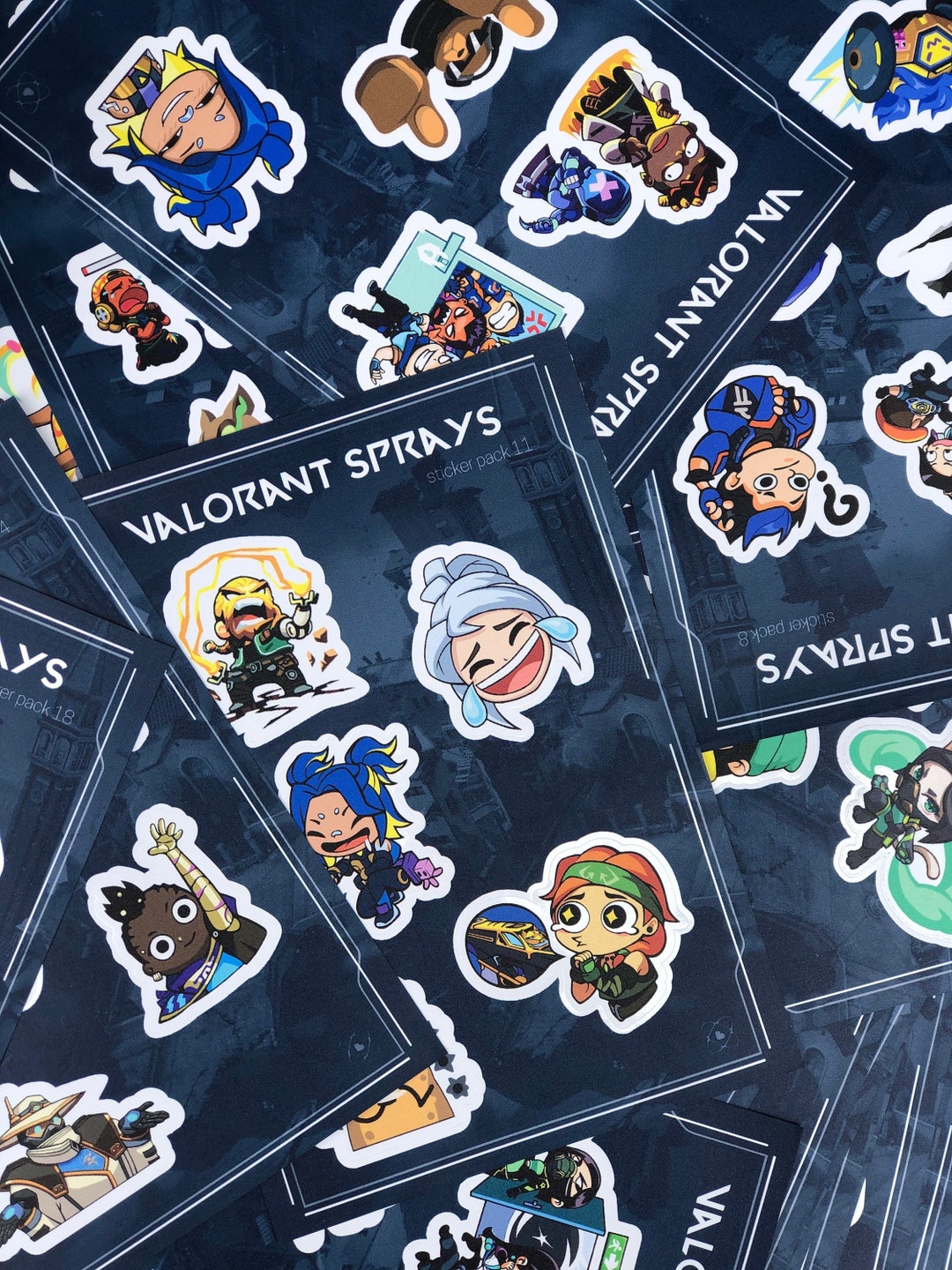 VALORANT Sticker Packs vinyl Stickers - Etsy