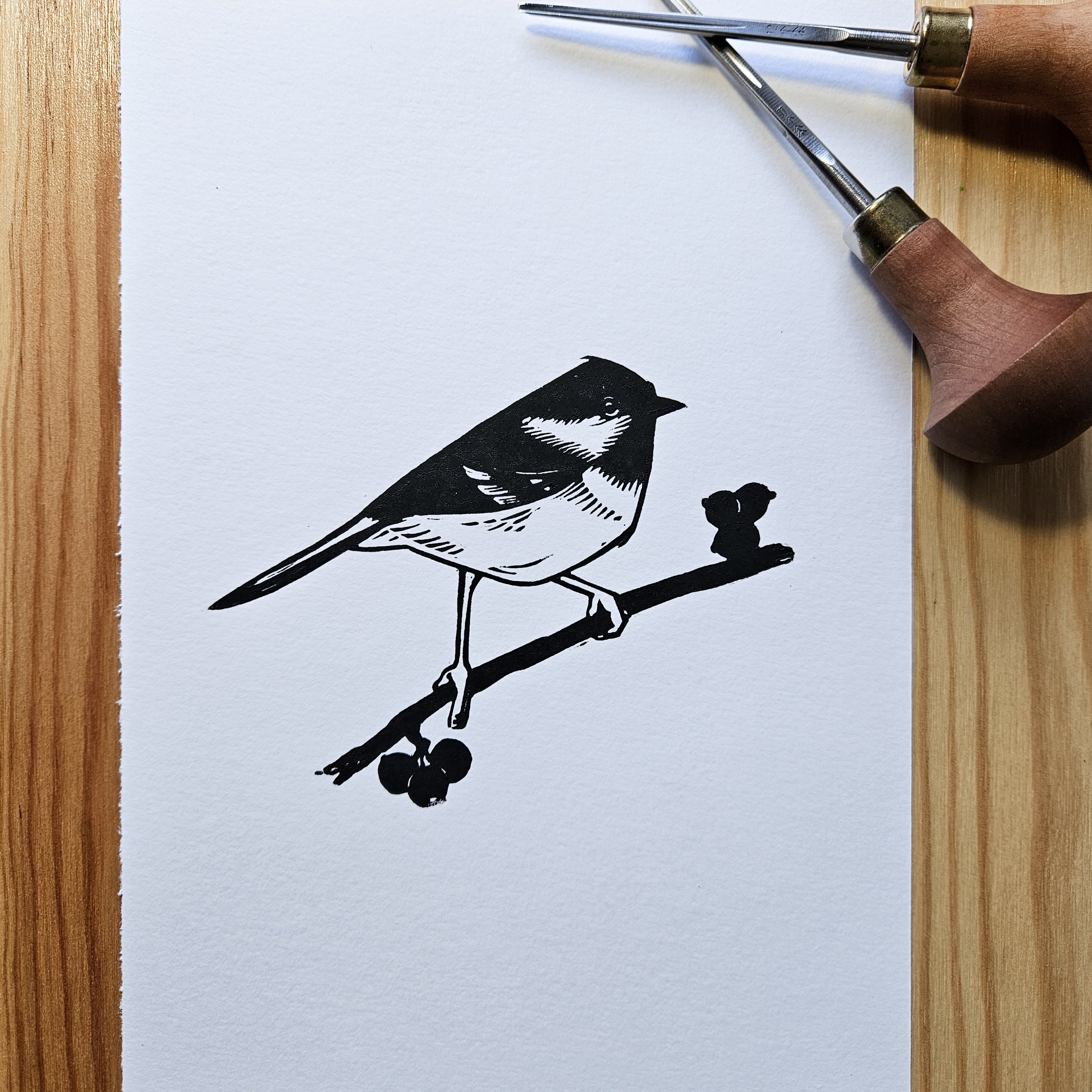 Original Linocut Print - Etsy