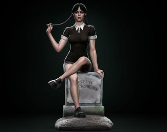 Wednesday Addams Grave Net Jenna Ortega 3D STL File 3D Printer - Etsy