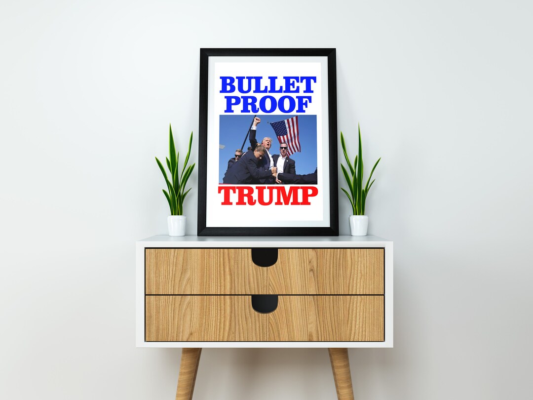TRUMP Bullet Proof PNG Donald Trump Maga Patriotic Make America Great ...