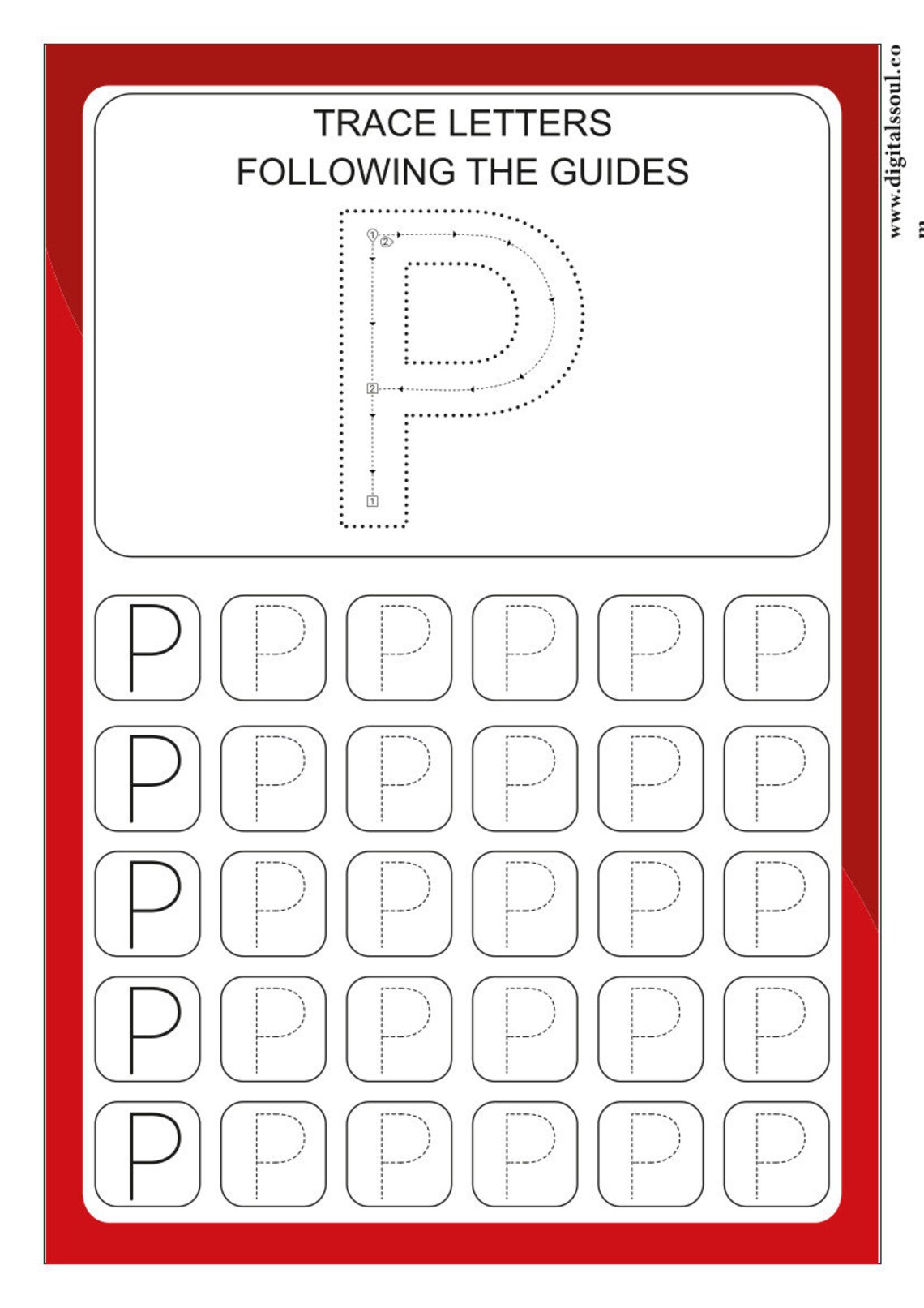 26 ABC Phonics Tracing Cards. Preschool- Kindergarten Handwriting and ...