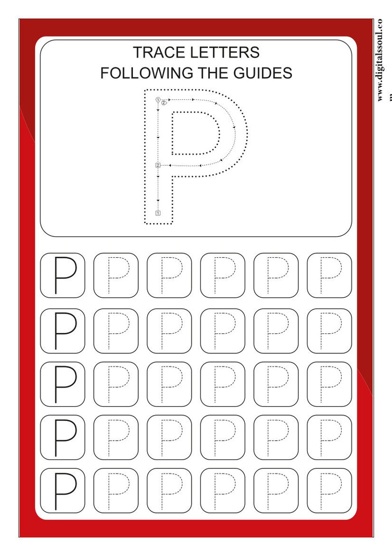 26 ABC Phonics Tracing Cards. Preschool- Kindergarten Handwriting and ...