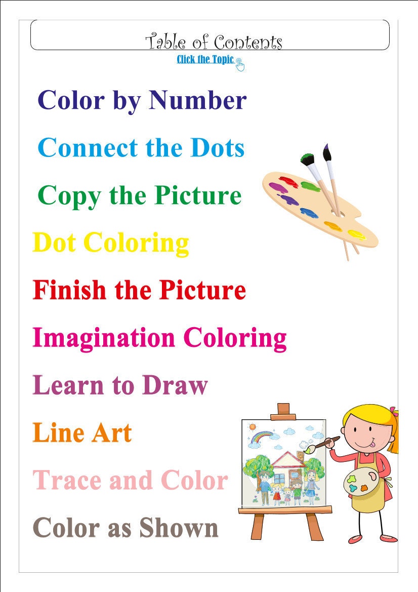 500+ Drawing Book for Kids Drawing Book for Toddler Worksheets for Baby ...