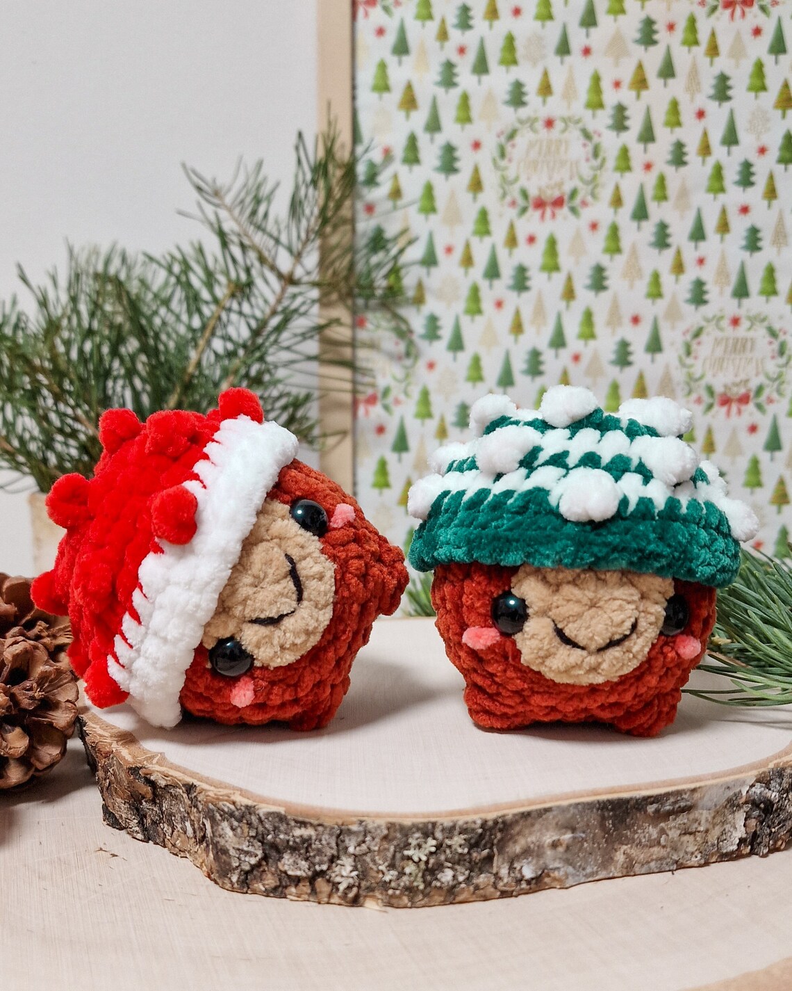Easy No Sew Crochet Chestnut Pattern, Cute Plush Home Decoration ...