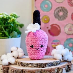 Nail Polish Crochet Pattern for Beginners, Easy No Sew Amigurumi ...