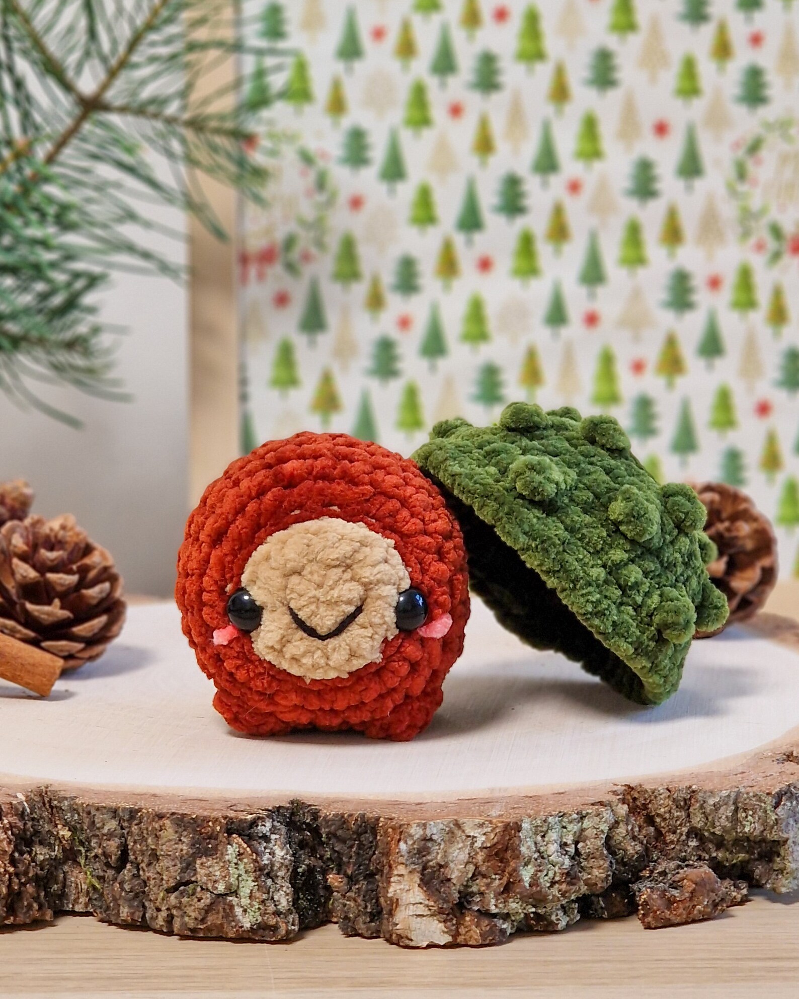 Easy No Sew Crochet Chestnut Pattern, Cute Plush Home Decoration ...