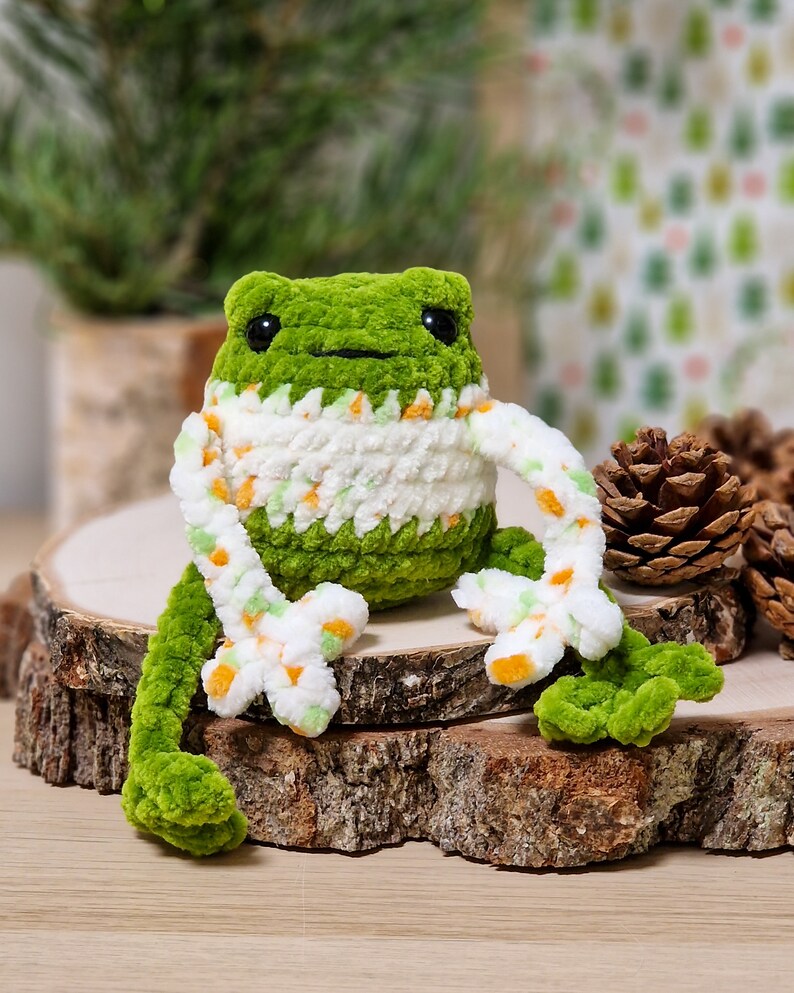 Whimsical Plush Desk Buddy Cute Frog in Sweater Unique Soft - Etsy
