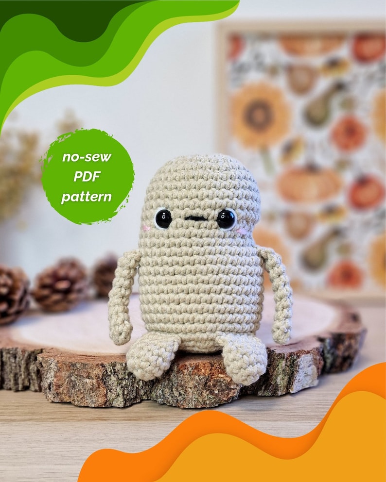 Beginner Friendly Crochet Potato Pattern, Cute Desk Buddy Pattern ...