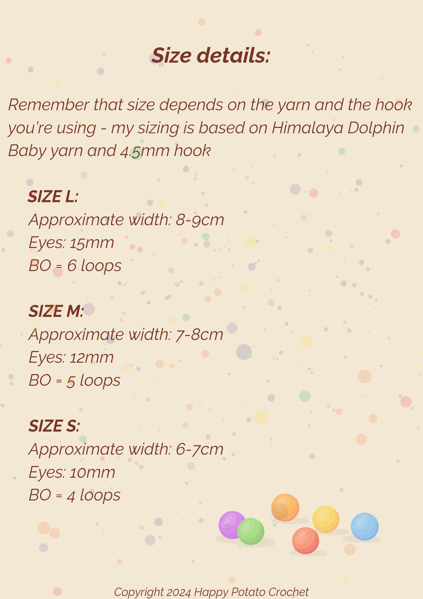 Stress Ball Crochet Pattern, Easy No Sew Amigurumi Pattern, Quick ...