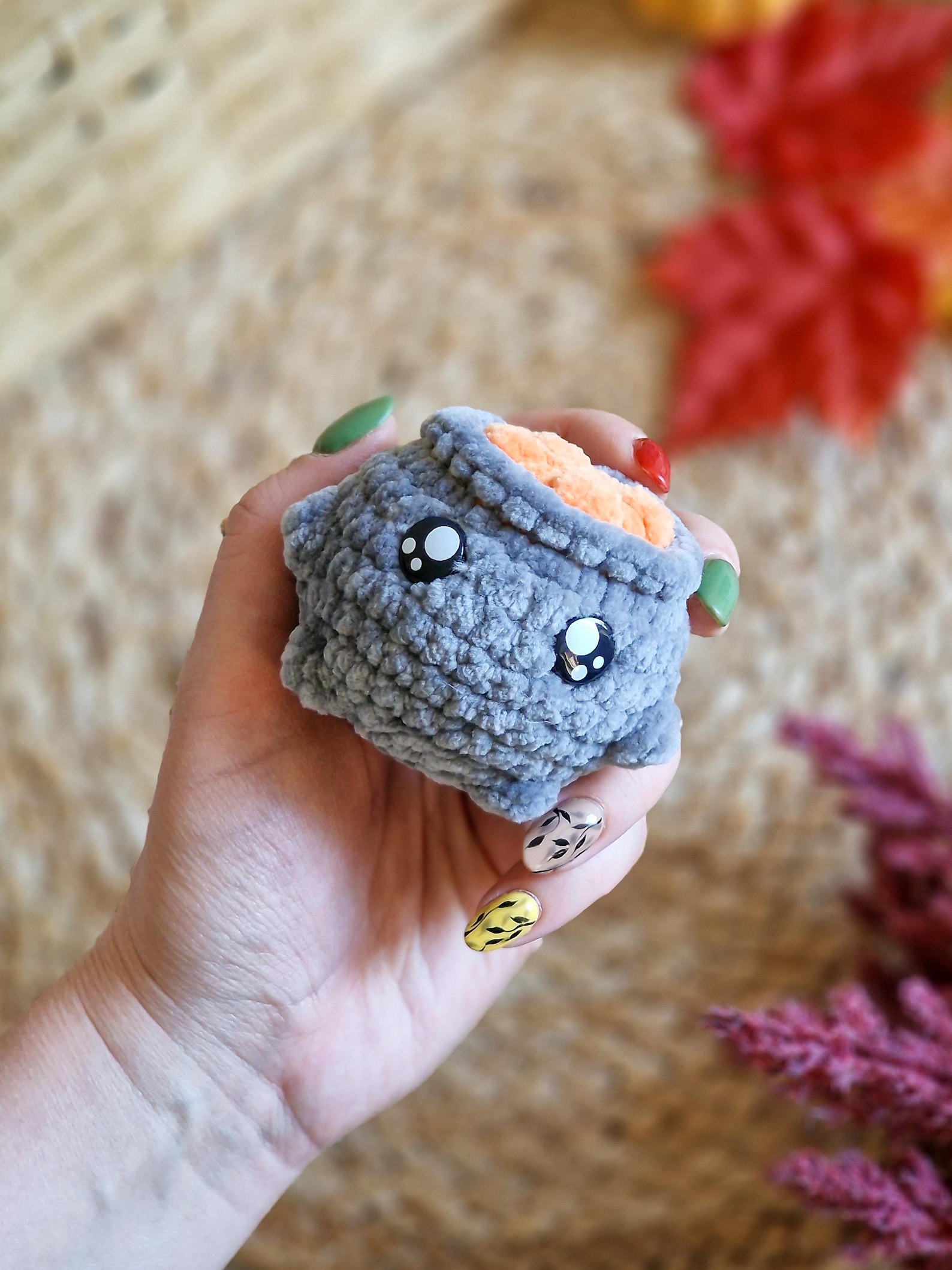 Handmade Cauldron Stress Ball, Fun Halloween Plush Toy, Small Desk Toy ...