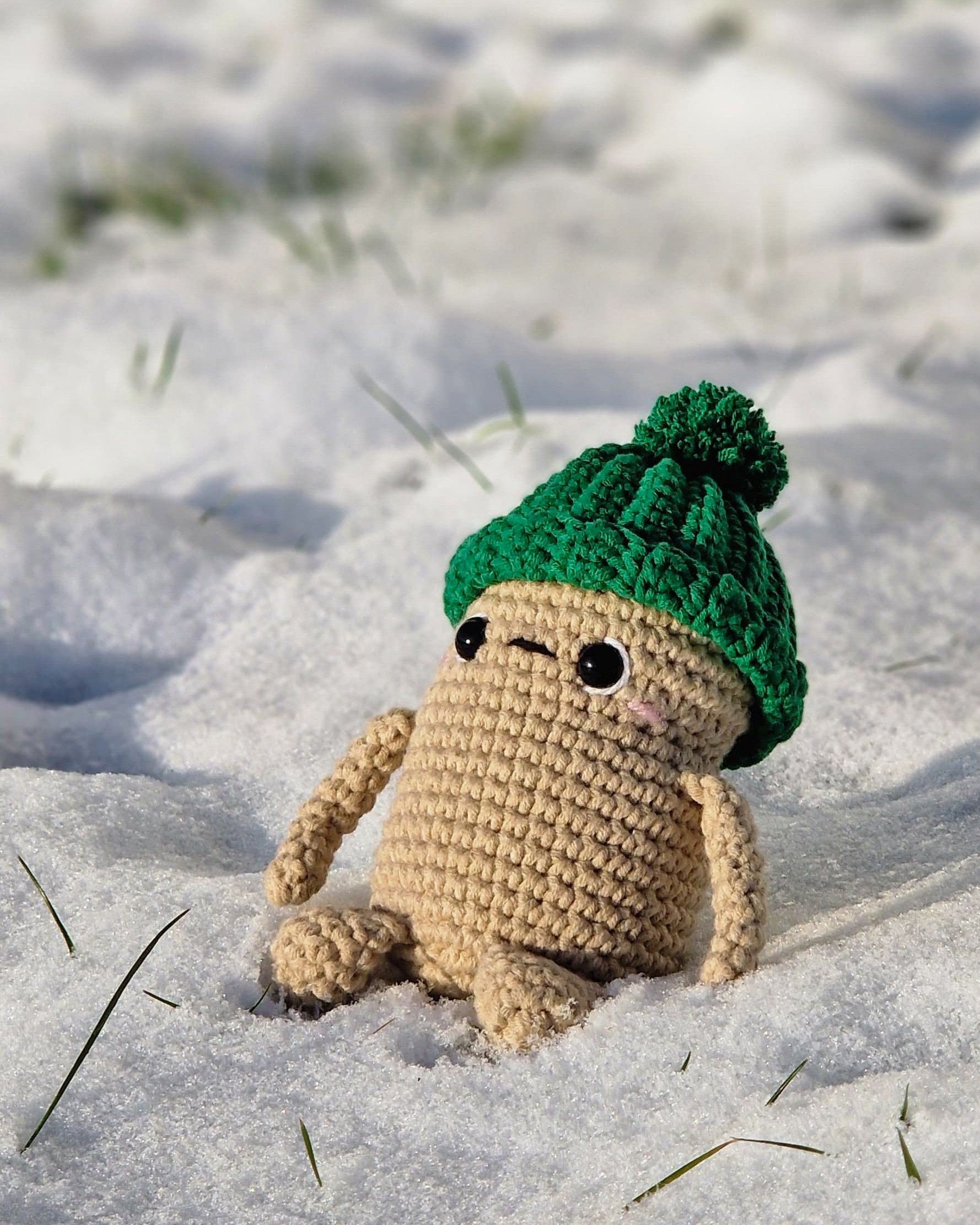 Beginner Friendly Crochet Potato Pattern, Cute Desk Buddy Pattern ...
