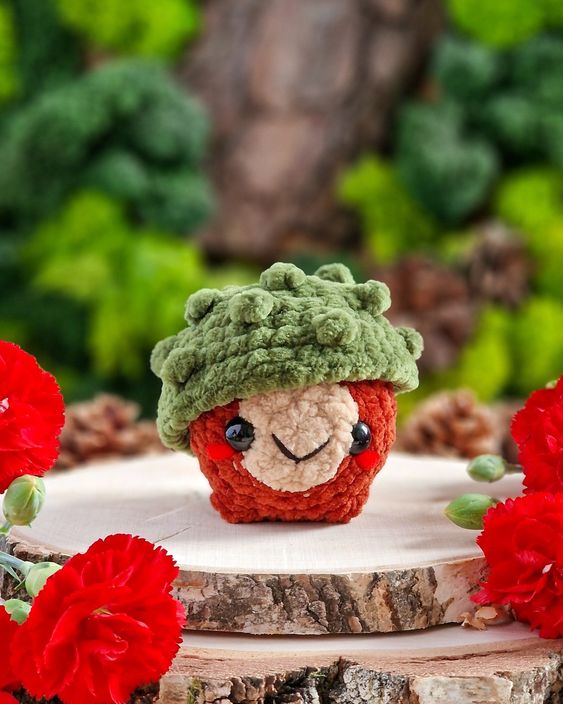 Easy No Sew Crochet Chestnut Pattern, Cute Plush Home Decoration ...