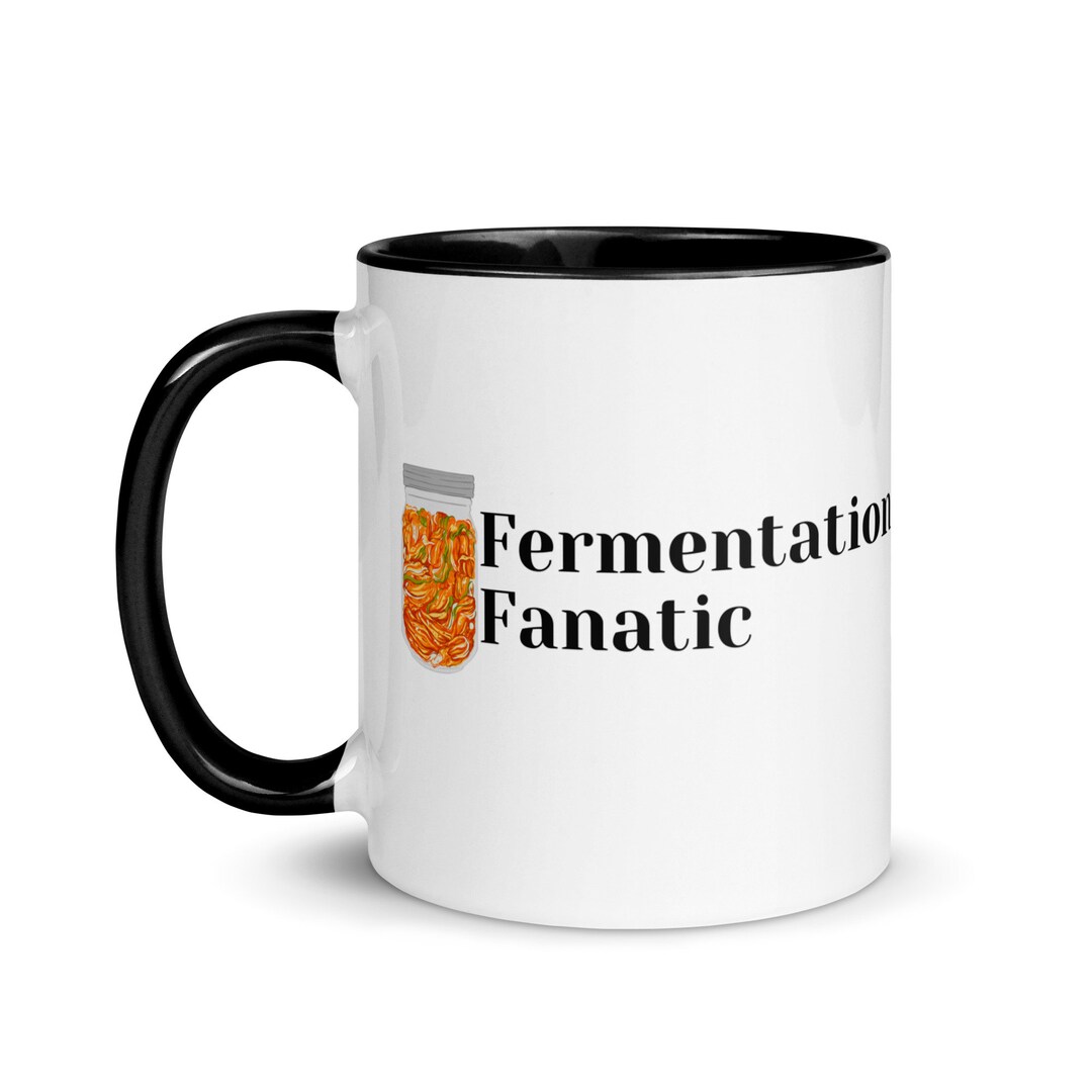 Cooking: Fermentation Fanatic Kimchi Sauerkraut Mug With Color Inside ...