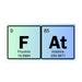 Chemistry: Sticker "fat" - Etsy