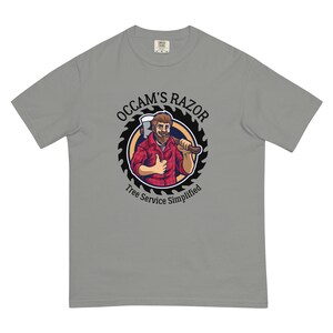 Math: Occam's Razor Simple Solution Unisex Garment-dyed Heavyweight T ...