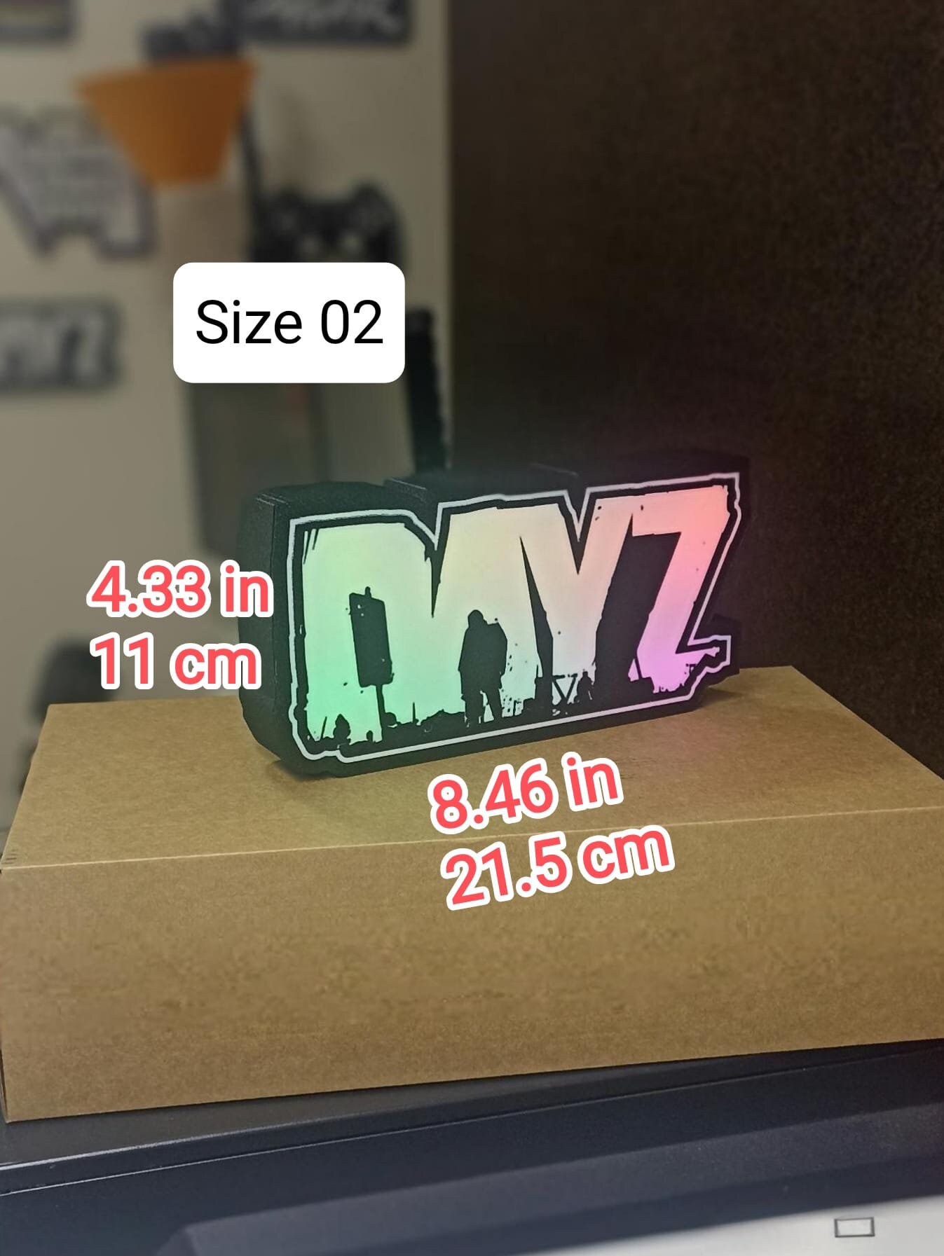 FALLOUT Light With RGB LED Light Box - Etsy