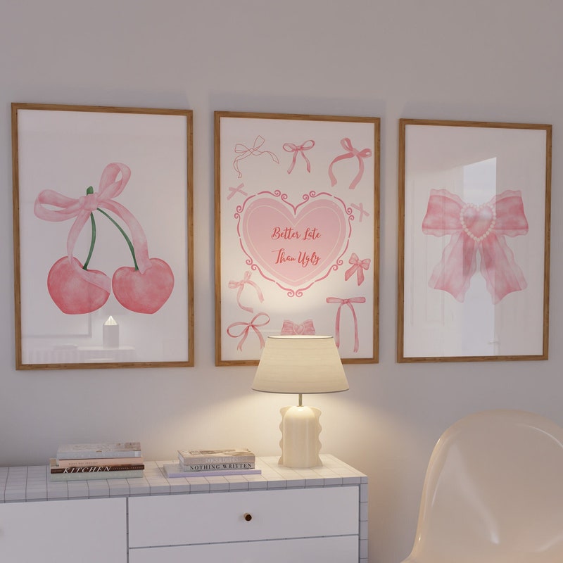 Pink Aesthetic Posters - Etsy