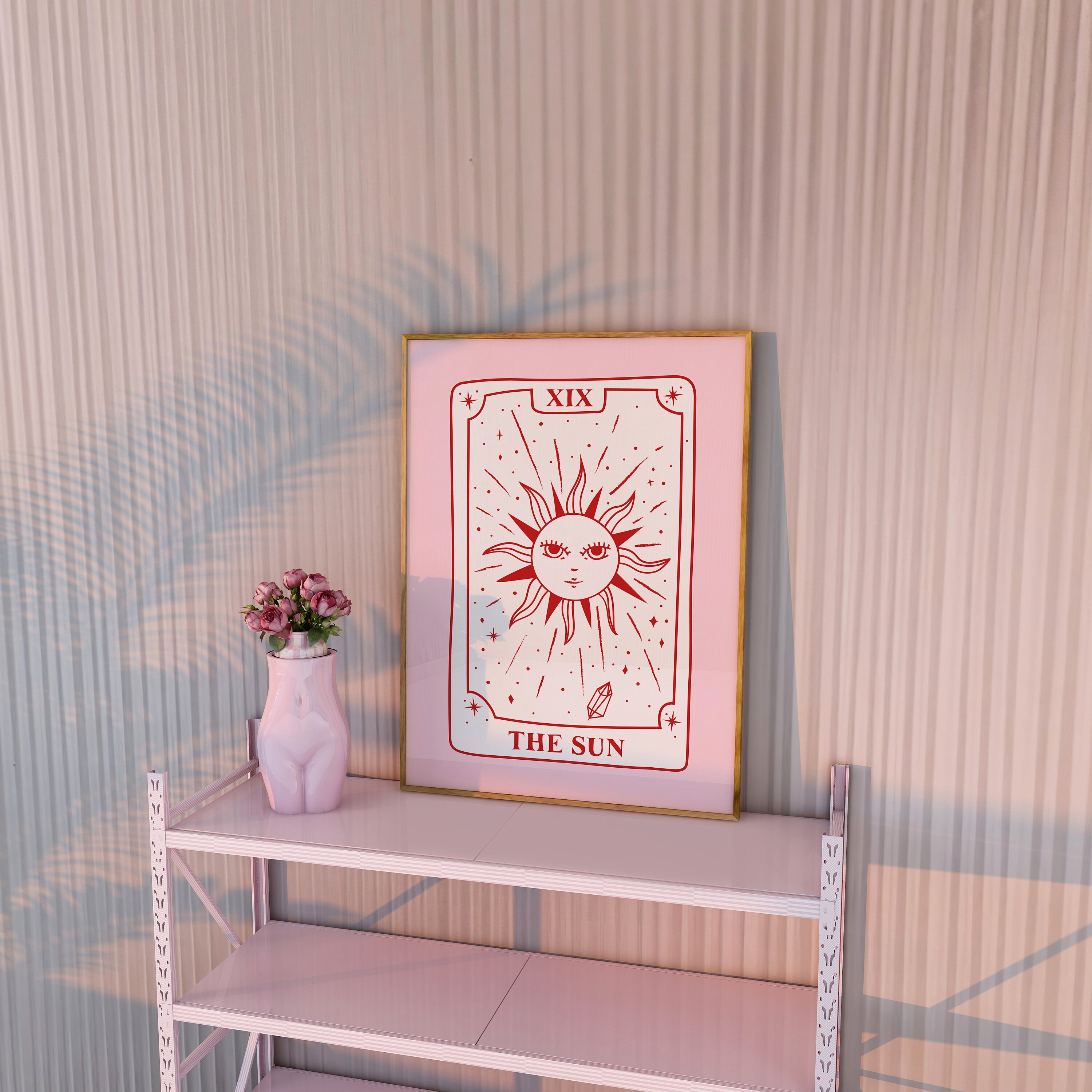 Tarot Card Poster Set of 3, the Lovers-the Sun-the Moon Tarot Card ...