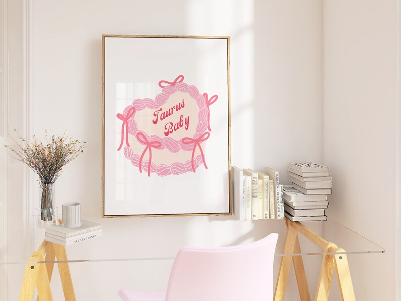 Taurus Poster, Zodiac Sign Printable, Taurus Zodiac Sign, Astrology ...