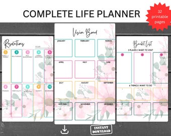 2025 Complete Life Planner: Vision, Productivity, & Goal Mastery ...