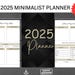 Minimalist Planner 2025, 2025 Digital Planner: Self-care, Productivity ...