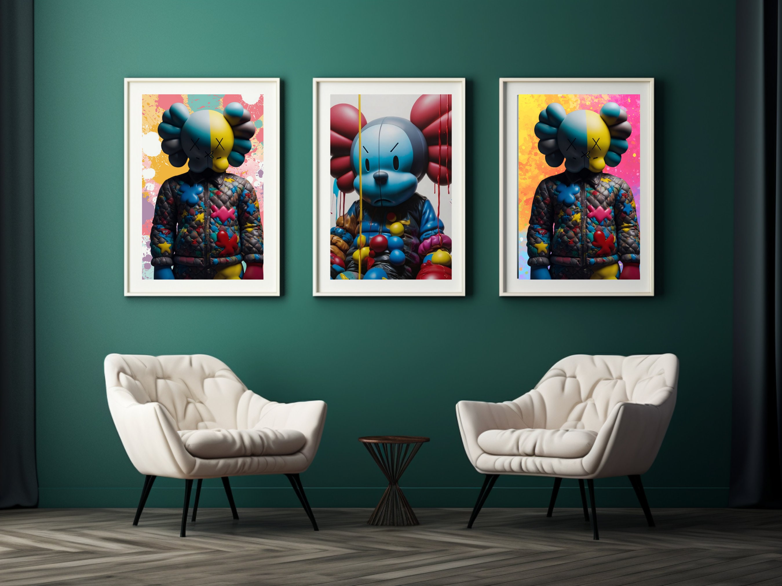 KAWS Graffiti Kaws Hypebeast KAWS Pop Art Printable Wall Decor ...