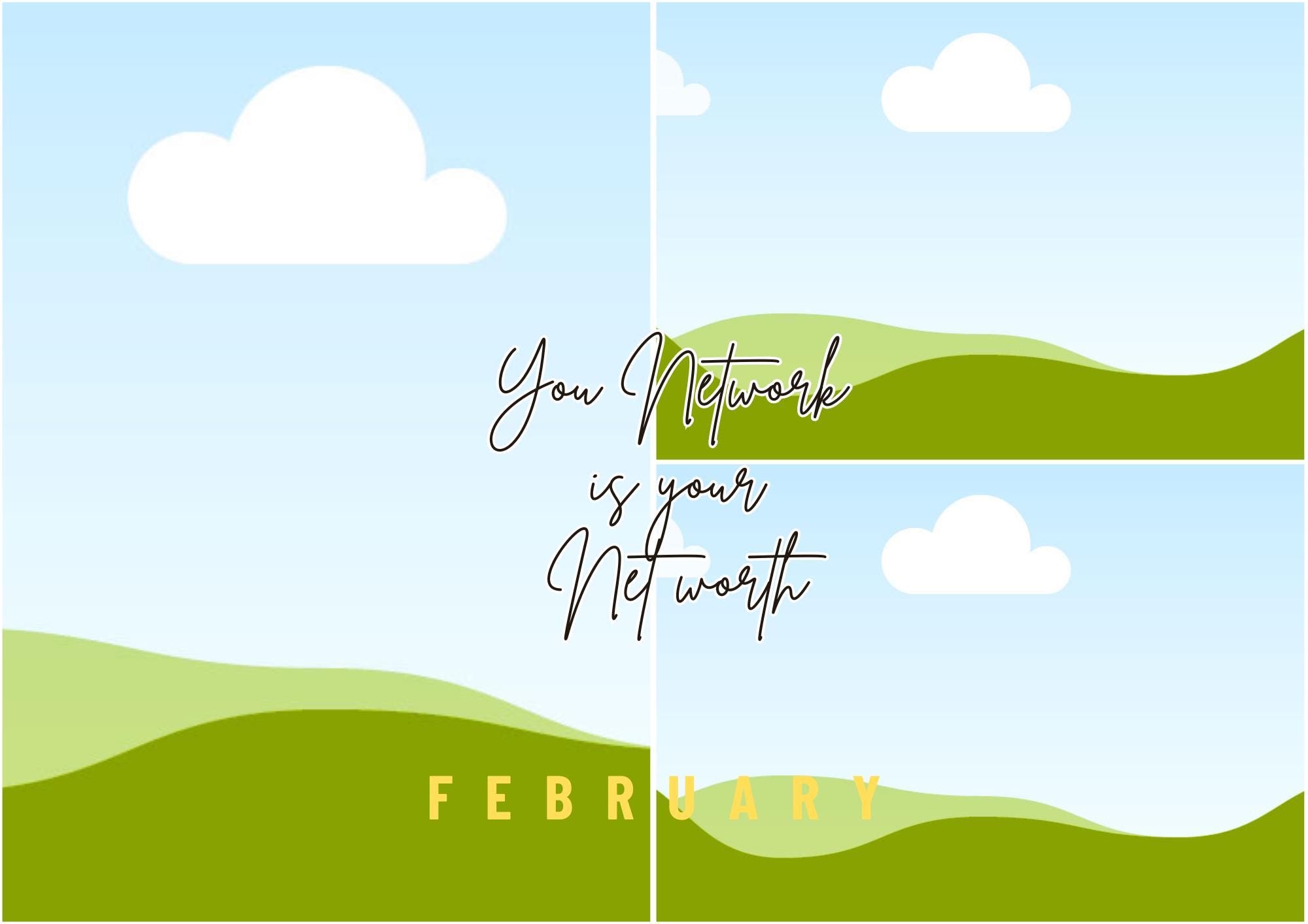 Editable Monthly Vision Board & Motivational Calendar Set for 2025, DIY ...