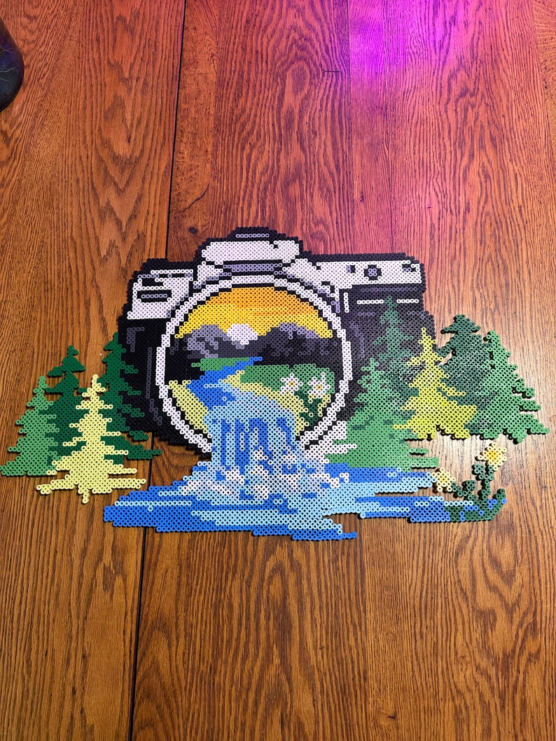 Perler Bead Camera Landscape - Etsy