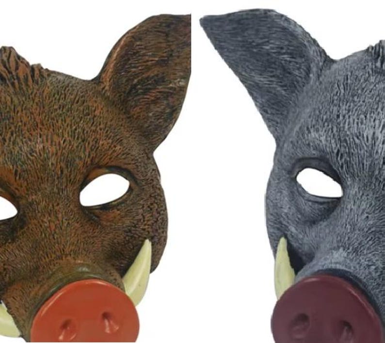 Boar Gas Mask With Removable Rubber Foam Animal Headpiece. Cosplay Pet ...