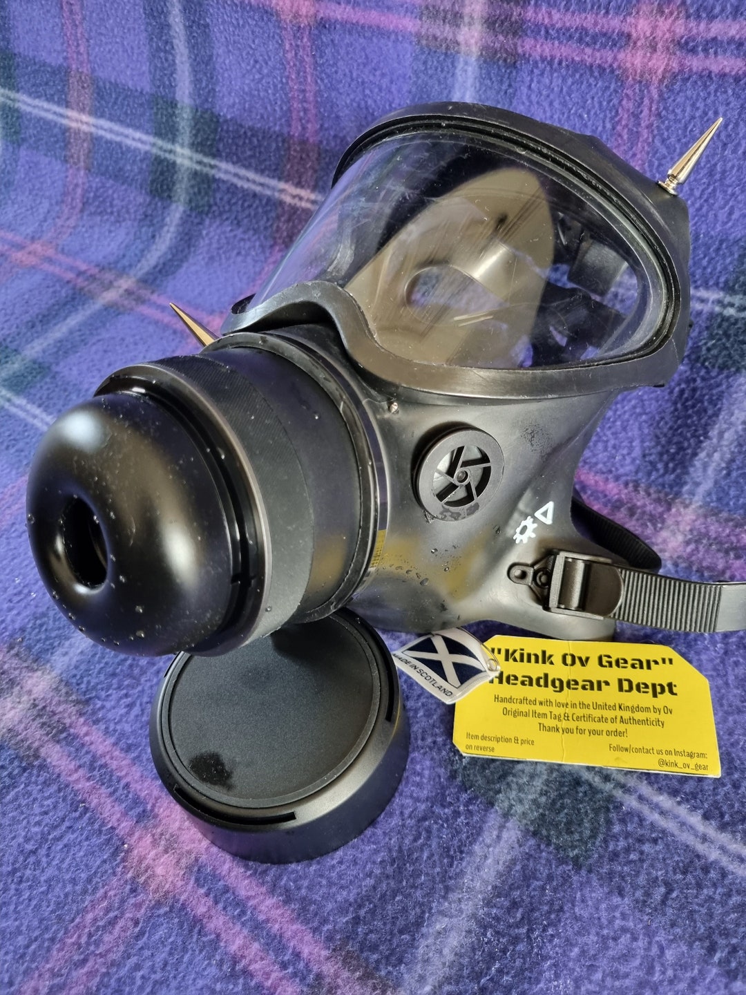 Long Nose Premium Belgian Gas Mask Big Silicone Flesh Insert or Arcwave ...