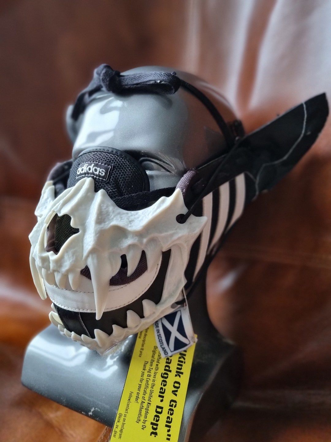 Adi Wolf Pup Kicks Skull Mask - Sneaker Mask Trainers Gay Kinky Kiffeur Haute Upcycling ...