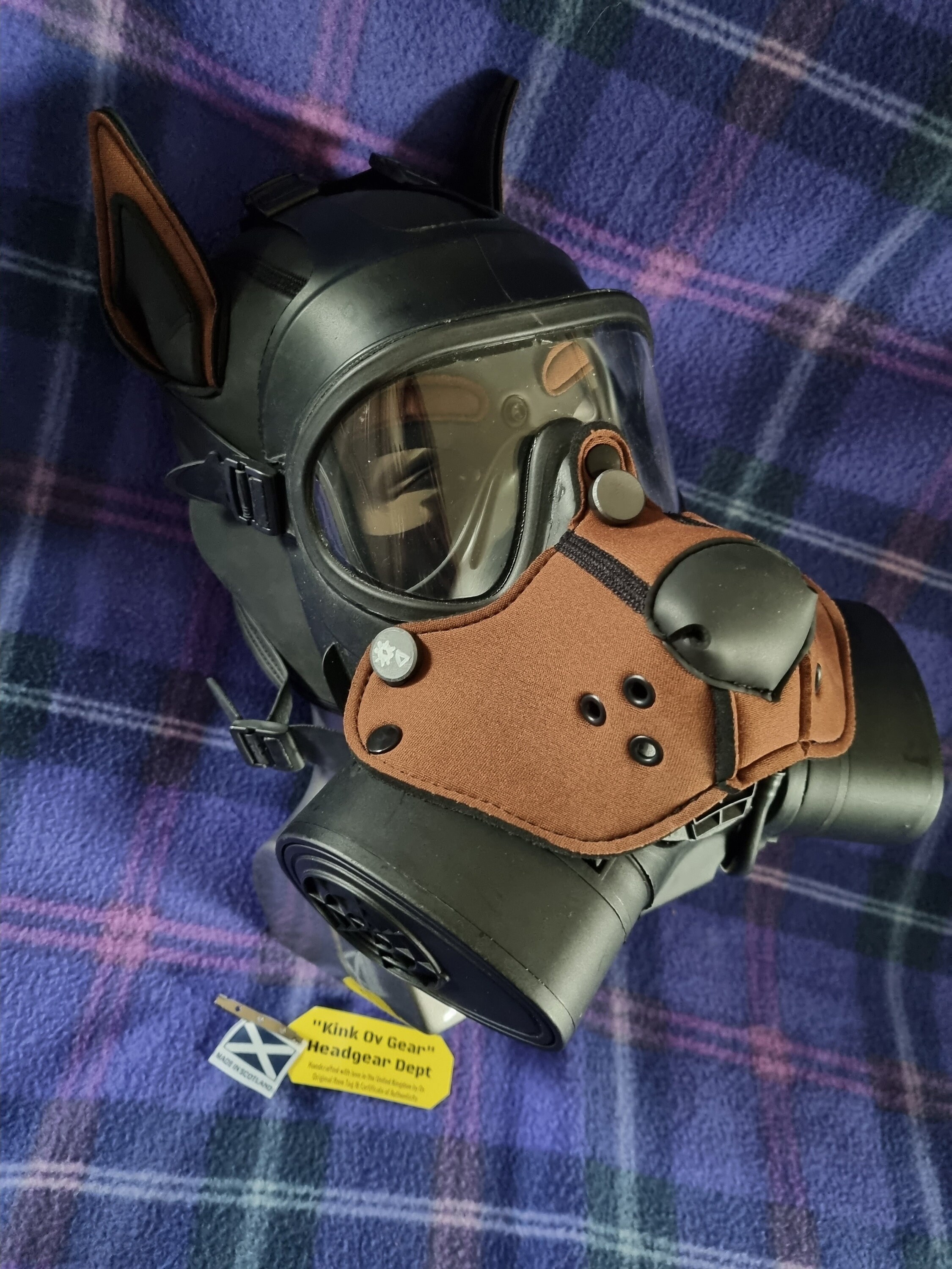 Magnetised GSR Paintball Replica Mask for Puppy Muzzle Pup Hood Mrs K9 ...
