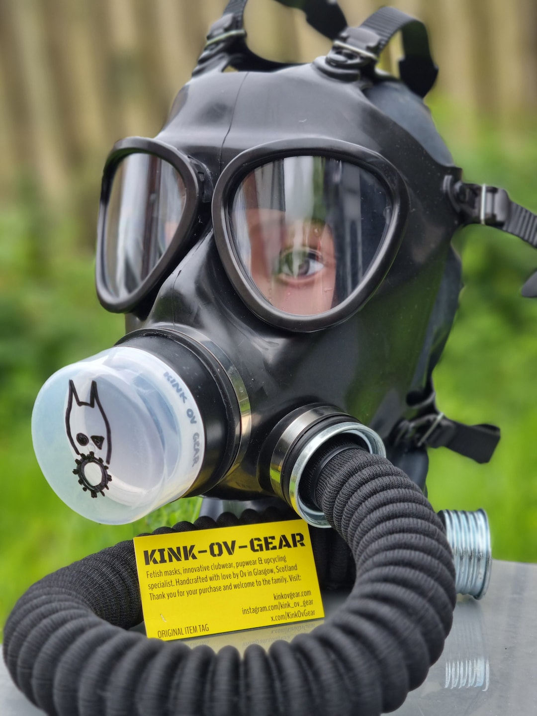 SPIRAL Case Front Filter Empty Socket Rubber Gas Mask. Puppy Muzzle ...