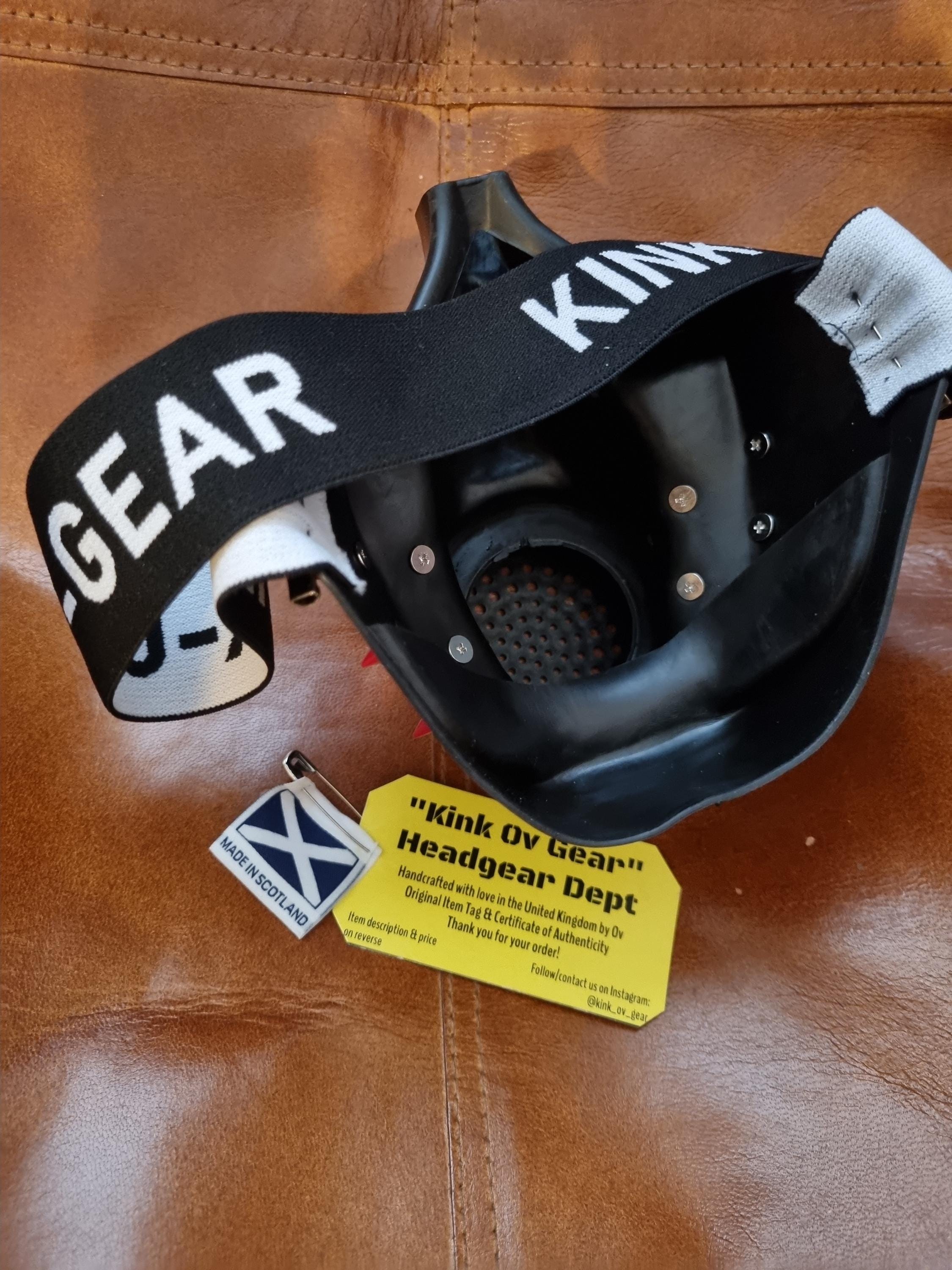 KOG Rubber Pup Muzzle With Custom Colour Spike Whiskers. Mr S K9 ...