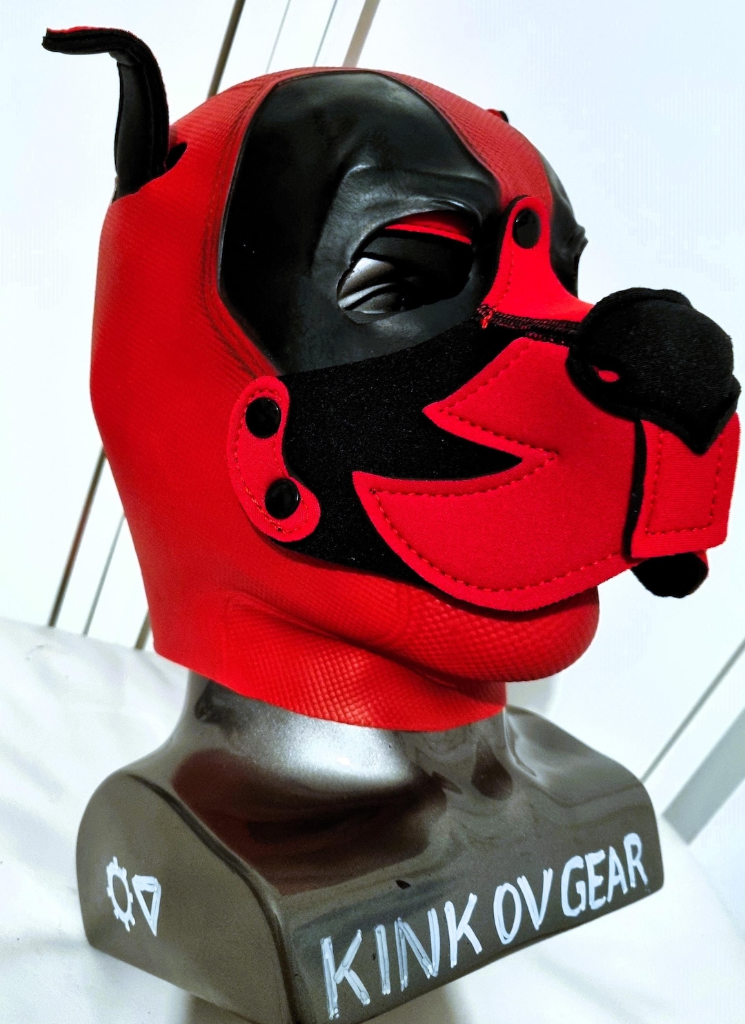 Dog Pool Superhero Latex Mask for K9/frisky Puppy Hood Dead Pool Wane ...