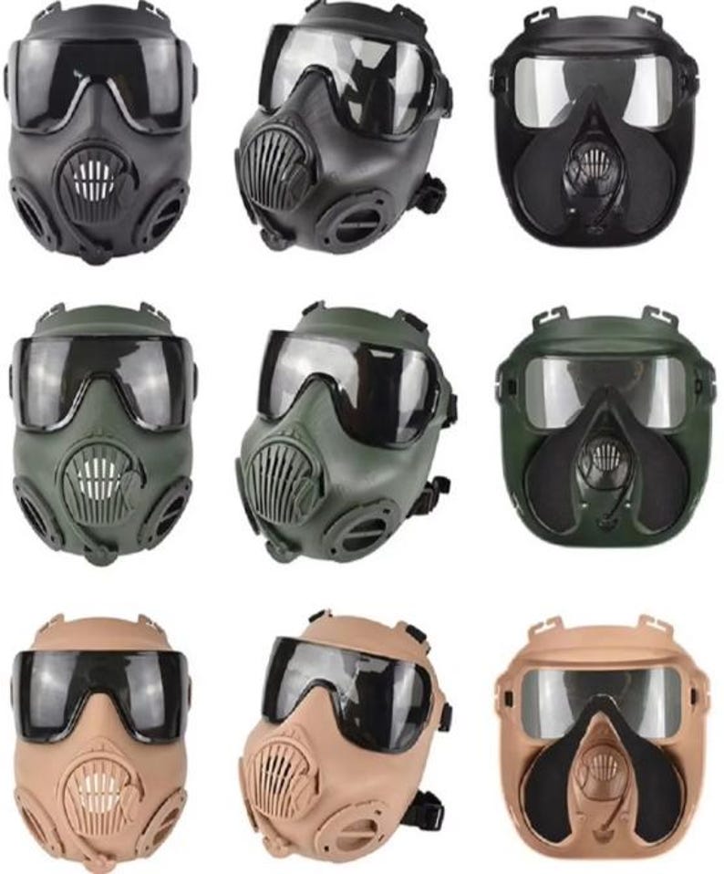 Puppy Drone Airsoft Dog Mask Breathable M50 Replica Sniffer Pup Play ...