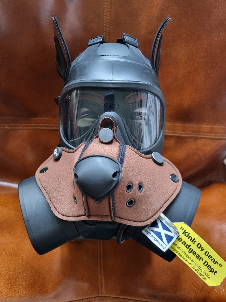 Magnetised GSR Paintball Replica Airsoft Mask for Puppy Muzzle Pup Hood ...